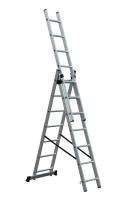 China Convenient 3x7 Aluminium Multi Purpose Ladder High Strength Long Life Span for sale
