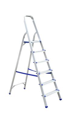 China 6 Steps Household Multi Purpose Foldable Aluminum Step Ladder for sale