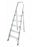 China 5 Steps  Easily Carried Household Foldable Aluminum Step Ladder for sale