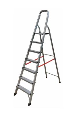 China 7 Steps Moveable Household Portable Folding Aluminum Step Ladder for sale