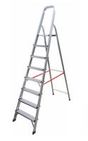 China 8 Steps Household Easily Carried Foldable Aluminum Step Ladder for sale