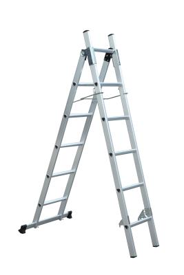 China Multi Purpose Lightweight Aluminum Ladder 2x6  Aluminium Telescopic Ladder for sale