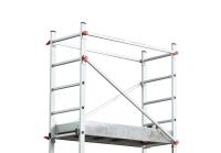 China 3.32M Outdoor Aluminum Scaffold Tower Slip Resistant Stable Performance for sale