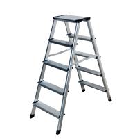 China Household Aluminum Step Stool  2x5 Steps   150kg / 330lb  Load Capacity for sale