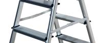 China Household Aluminum Step Stool  2x5 Steps   150kg / 330lb  Load Capacity for sale