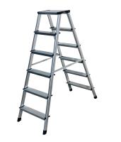 China Portable Aluminum Step Stool Lightweight Aluminium Steps  2x6 Steps for sale