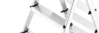 China Modern Design Aluminum Step Stool Folding Scaffold Ladder 2x7 Steps for sale