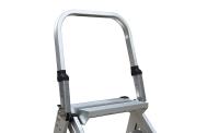 China Easy Lifting Multipurpose Aluminium Foldable Ladder 2 Steps Non Slip for sale