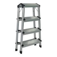 China Compact Size Aluminum Step Stool 2x4 Steps  Easy To Carry And Store for sale