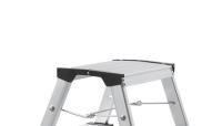 China Wide Top  Aluminum Platform Step Ladder 2x3 Steps Stable Performance for sale