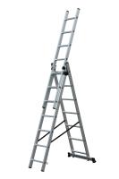China Portable Aluminum Extension Ladder 3x7 Aluminium Telescopic Ladder for sale