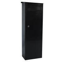 China Black  Freestanding Letterbox Provides Adequate Space For Large Parcels for sale