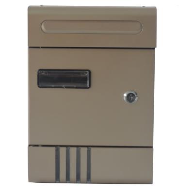 China Outdoor  Residential Steel Mailbox Waterproof Wall Mounted Letterbox for sale
