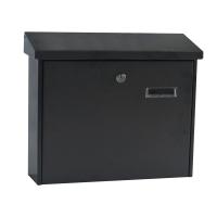 China Outdoor Residential Steel Mailbox Wall Mounted Waterproof Garden Letterbox for sale