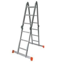 China GS EN131 Aluminium Multi Purpose Ladder  4x3 Anti Slip Design Work Comfortably for sale