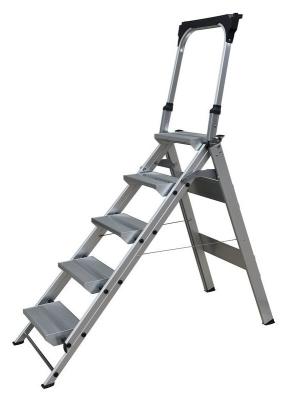 China Robust Strength Lightweight Aluminum Ladder 5 Steps Adjustable Aluminum Ladder for sale