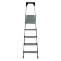 China Outdoor Foldable Aluminum Ladder Safety Use 5 Steps For Changing Light Bulbs for sale