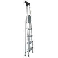 China Outdoor Foldable Aluminum Ladder Safety Use 5 Steps For Changing Light Bulbs for sale