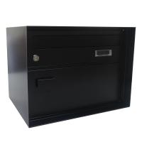 China Outdoor Residential Garden Steel Mailbox Waterproof Letterbox Parcel Box for sale