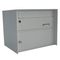 China New Residential Garden Steel Mailbox Waterproof Letterbox Outdoor Parcel Box for sale