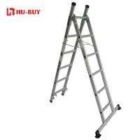 China High Safety Foldable Aluminum Ladder 2x6 With Mar Resistant End Caps for sale