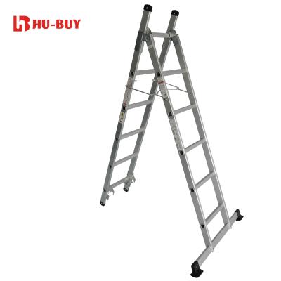China High Safety Foldable Aluminum Ladder 2x6 With Mar Resistant End Caps for sale