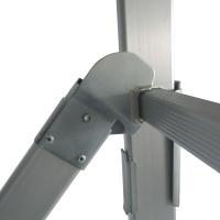 China High Safety Foldable Aluminum Ladder 2x6 With Mar Resistant End Caps for sale