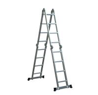 China 4.43M  Multi Position Adjustable Aluminum Ladder EN131 - 4  Certificated for sale