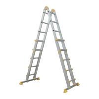 China 5 Steps 	Aluminum Telescopic Ladder High Strength Stable Performance for sale