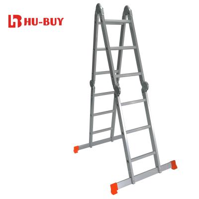 China A Frame Durable  Foldable Aluminum Ladder 4x3  Easy Storage And Transport for sale