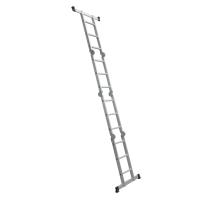 China A Frame Durable  Foldable Aluminum Ladder 4x3  Easy Storage And Transport for sale