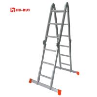 China Professional Aluminum Multi Purpose Ladder 4x3 Collapsible Aluminum Ladder for sale
