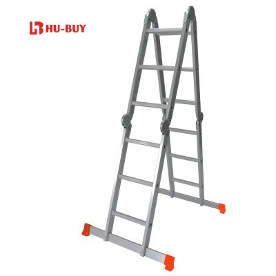 China Professional Aluminum Multi Purpose Ladder 4x3 Collapsible Aluminum Ladder for sale
