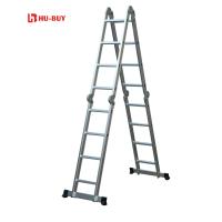 China Multi Position Aluminum Extension Ladder Anti Rust EN131 - 4 Certificated for sale