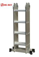 China Multi Position Aluminum Extension Ladder Anti Rust EN131 - 4 Certificated for sale