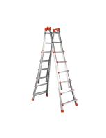 China 4x6  Portable 	Aluminum Telescopic Ladder Multi Position Extension for sale