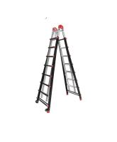 China 4x6  Portable 	Aluminum Telescopic Ladder Multi Position Extension for sale
