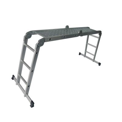 China Durable 4x3 Collapsible Extension Ladder 150kg  330 Lb High Load Capacity for sale
