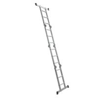 China Durable 4x3 Collapsible Extension Ladder 150kg  330 Lb High Load Capacity for sale