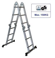 China 3.36M Aluminum Multi Purpose Ladder With Platform  GS Certificated for sale