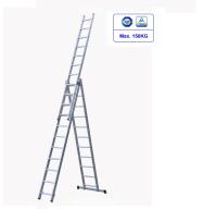 China 3x11 Household  Aluminum Extension Ladder  Easy Carry  GS Certified for sale