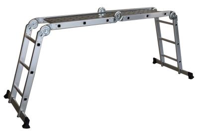 China 3.36M Aluminum Multi Purpose Ladder With Platform  GS Certificated for sale