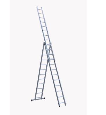 China Professional Collapsible Aluminum Ladder 3x12 GS Certificated Stable Performance for sale