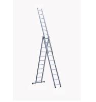 China Household Foldable Aluminum Ladder  3x11 Aluminium Multi Purpose Ladder for sale