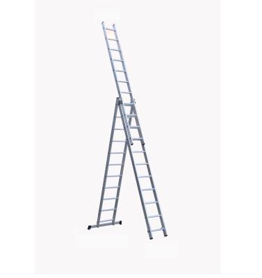 China Household Foldable Aluminum Ladder  3x11 Aluminium Multi Purpose Ladder for sale