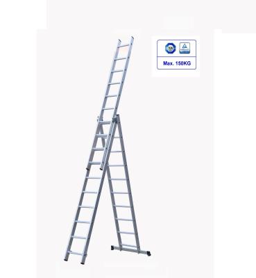China Domestic  Aluminum Extension Ladder 3x10 Easy To Carry And Store for sale