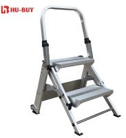 China High Safety Aluminum Step Ladder Two - Step Construction  For Rugged Use for sale