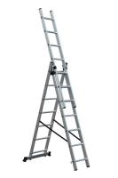 China Convenient Aluminium Folding Ladder 3x7 Collapsible Aluminum Ladder for sale