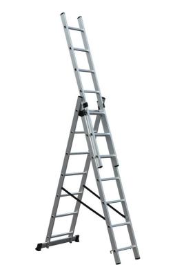 China Convenient Aluminium Folding Ladder 3x7 Collapsible Aluminum Ladder for sale
