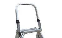 China Domestic Folding Scaffold Ladder 2 Steps   Aluminum Platform Step Ladder for sale